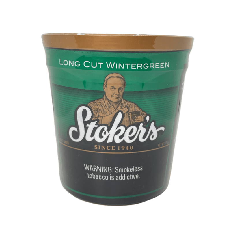 Stokers Wintergreen Long Cut Tub (12oz) - Native Smokes Canada